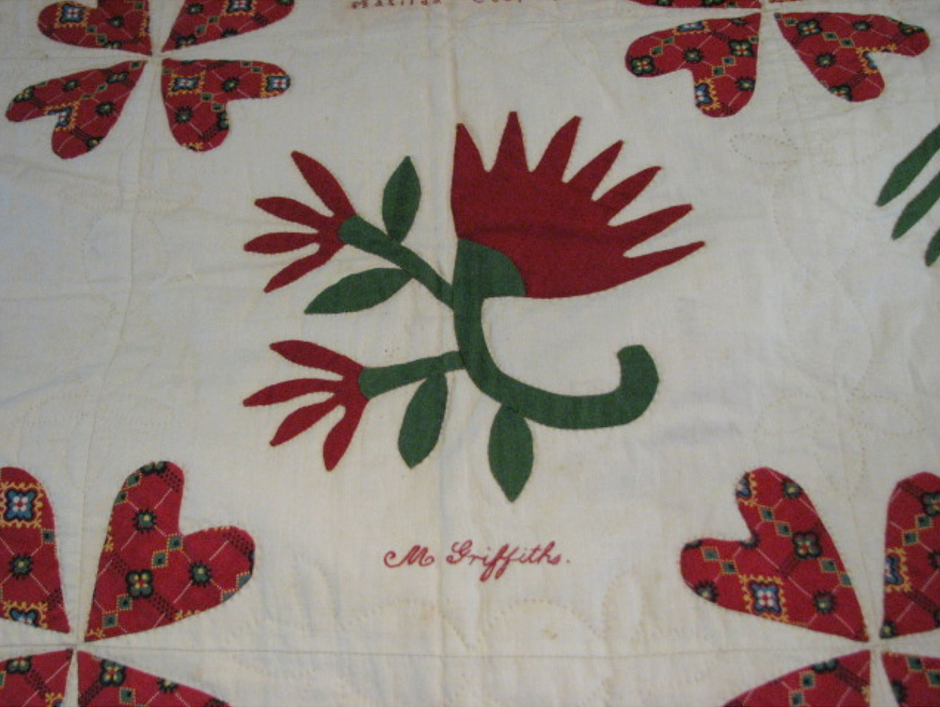 Elizabeth Griffiths’ Album Quilt – Association of Blauvelt Descendants